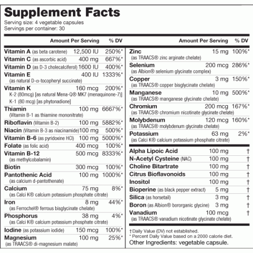 NutraBio MultiSport for Men - 120 Vegetable Capsules - NutraBio - Macau ...