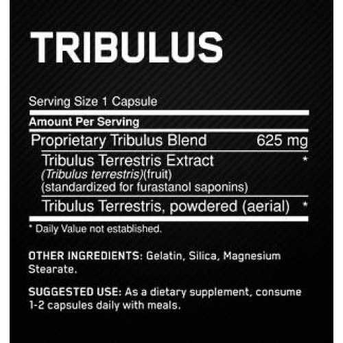Optimum Nutrition Tribulus 625 - 100 Capsules - Optimum Nutrition ...